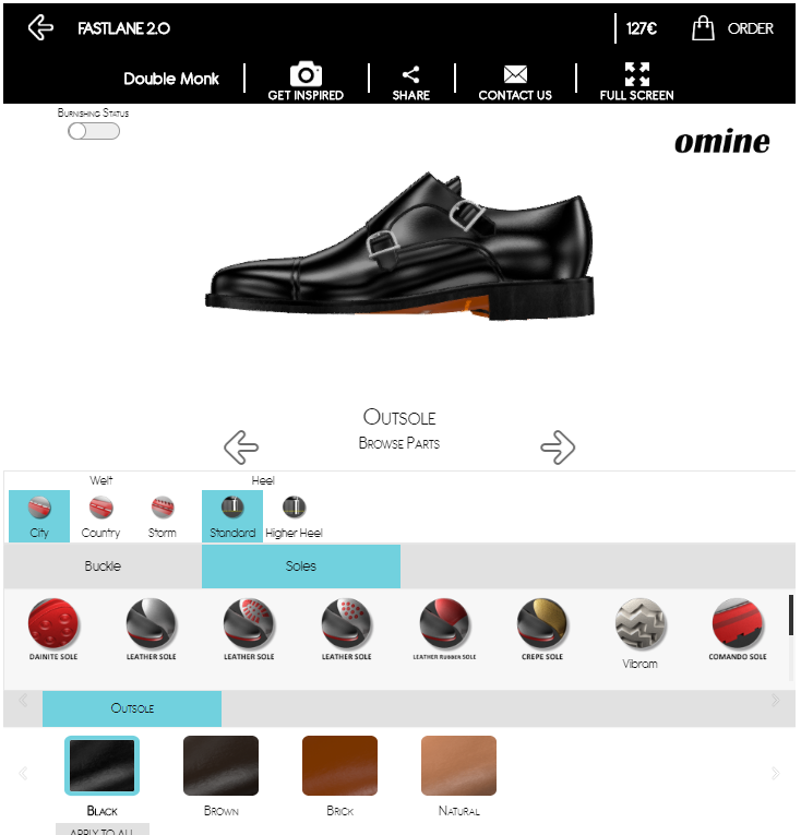 Omine | Custom shoe builder